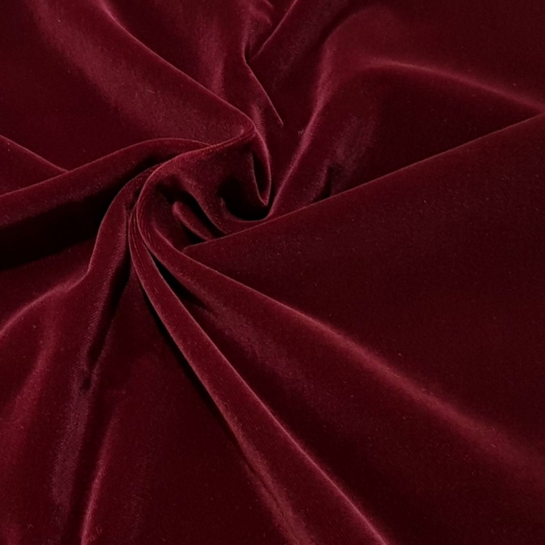 Terciopelo burdeos - Confecciones Ibañez