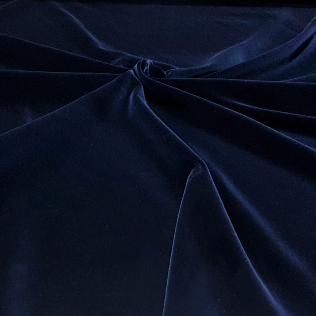 Terciopelo azul marino - Confecciones Ibañez